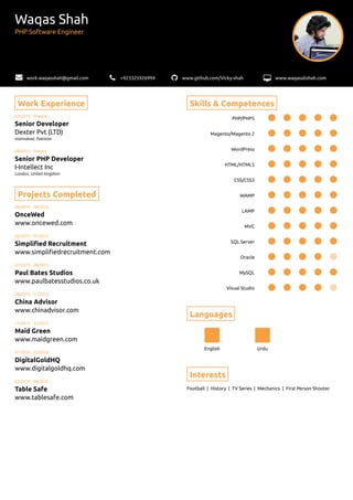 Waqas's Résumé | PDF