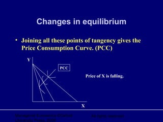 Income consumption curve,price consumption curve, engles law | PPT