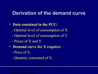 Income consumption curve,price consumption curve, engles law | PPT