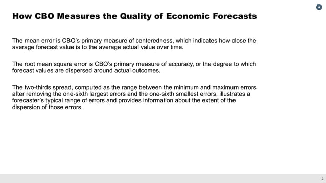 CBO’s Economic Forecasting Record: 2019 Update | PPT CBO’s Economic Forecasting Record: 2019 Update | PPT