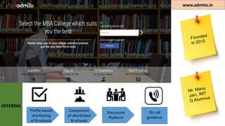 Internship_Admito_Devendra | PPT