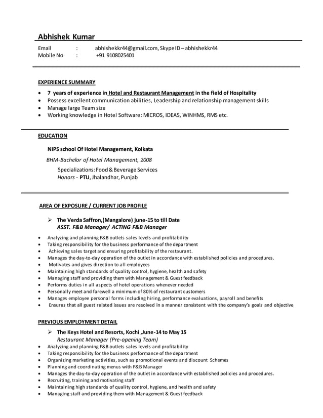 updated resume abhishek | PDF