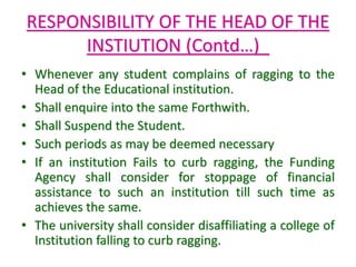 57663649-Anti-Ragging for medical and dental students | PPT