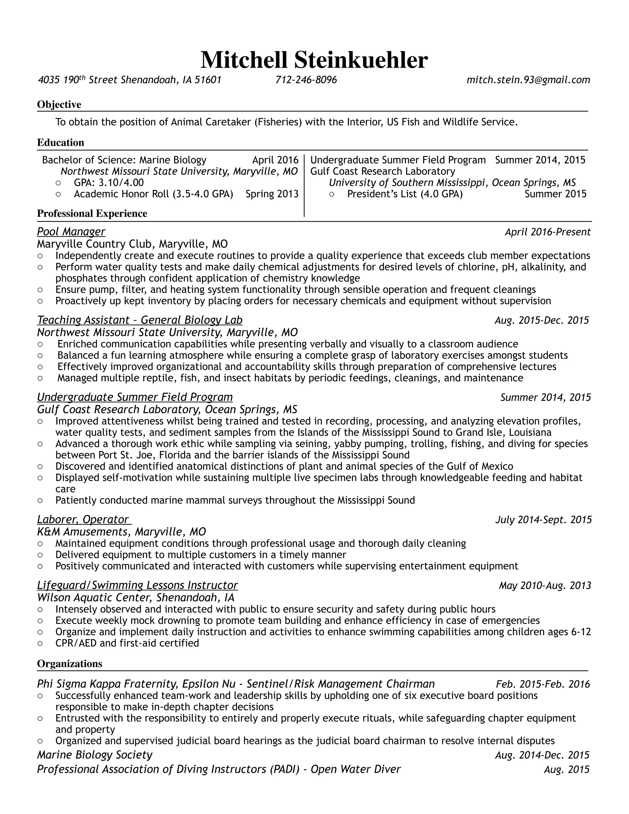 M.Steinkuehler.Resume | PDF