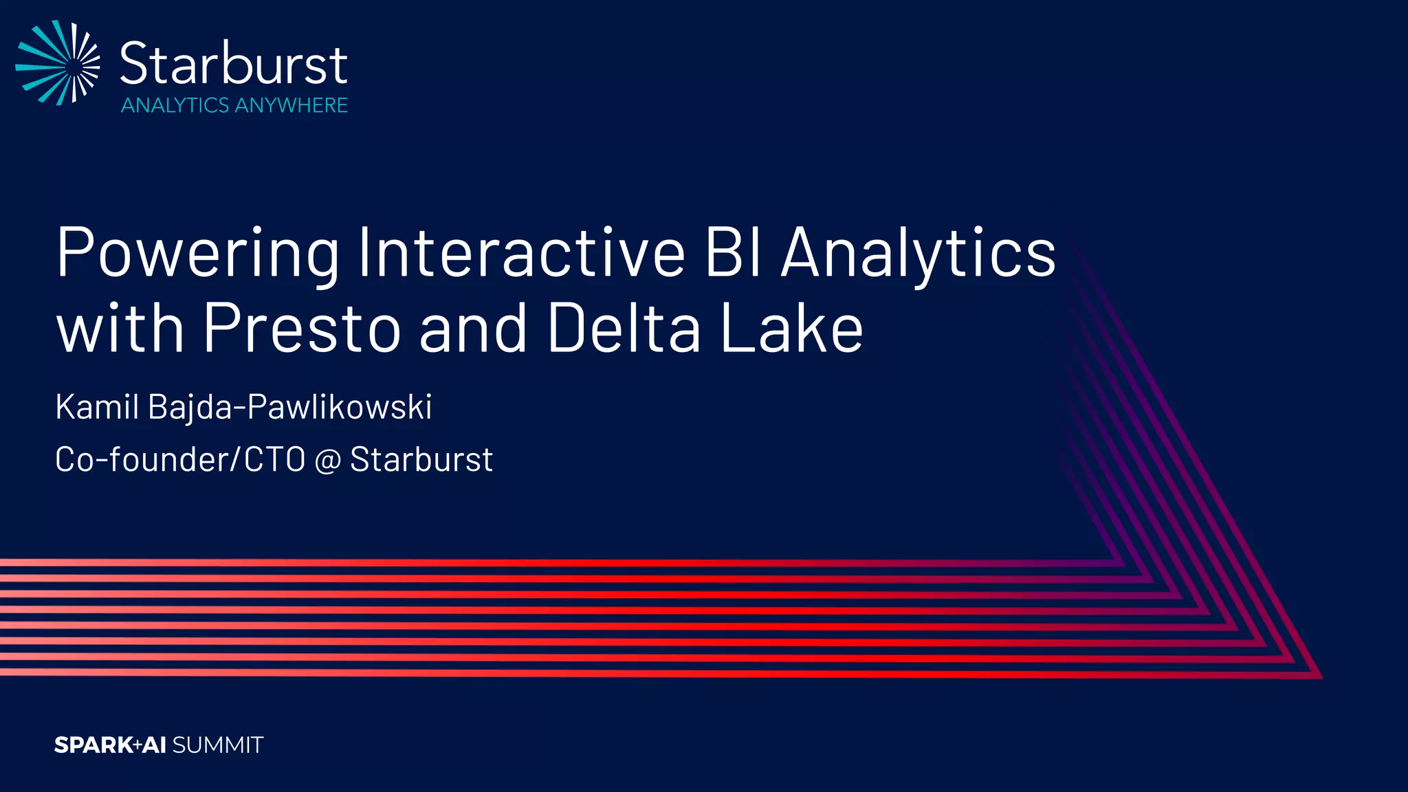 Powering Interactive BI Analytics with Presto and Delta Lake | PPT Powering Interactive BI Analytics with Presto and Delta Lake | PPT