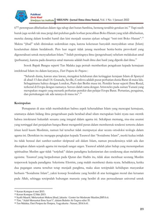 Tasawuf dan Sosialisme Islam : Formulasi Historis Mewujudkan Peradaban yang Harmonis | PDF