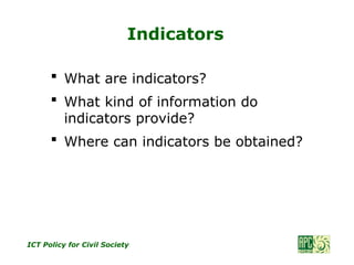 ICT for Development (ICT4D) : training guide | PPT