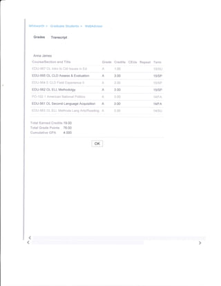 ELL Transcript | PDF