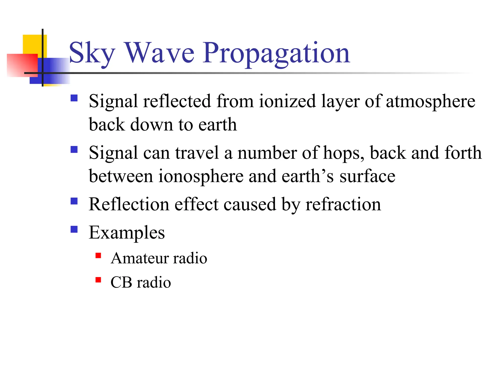 antenna and wave propagation, ground wave space wave and sky wave ...