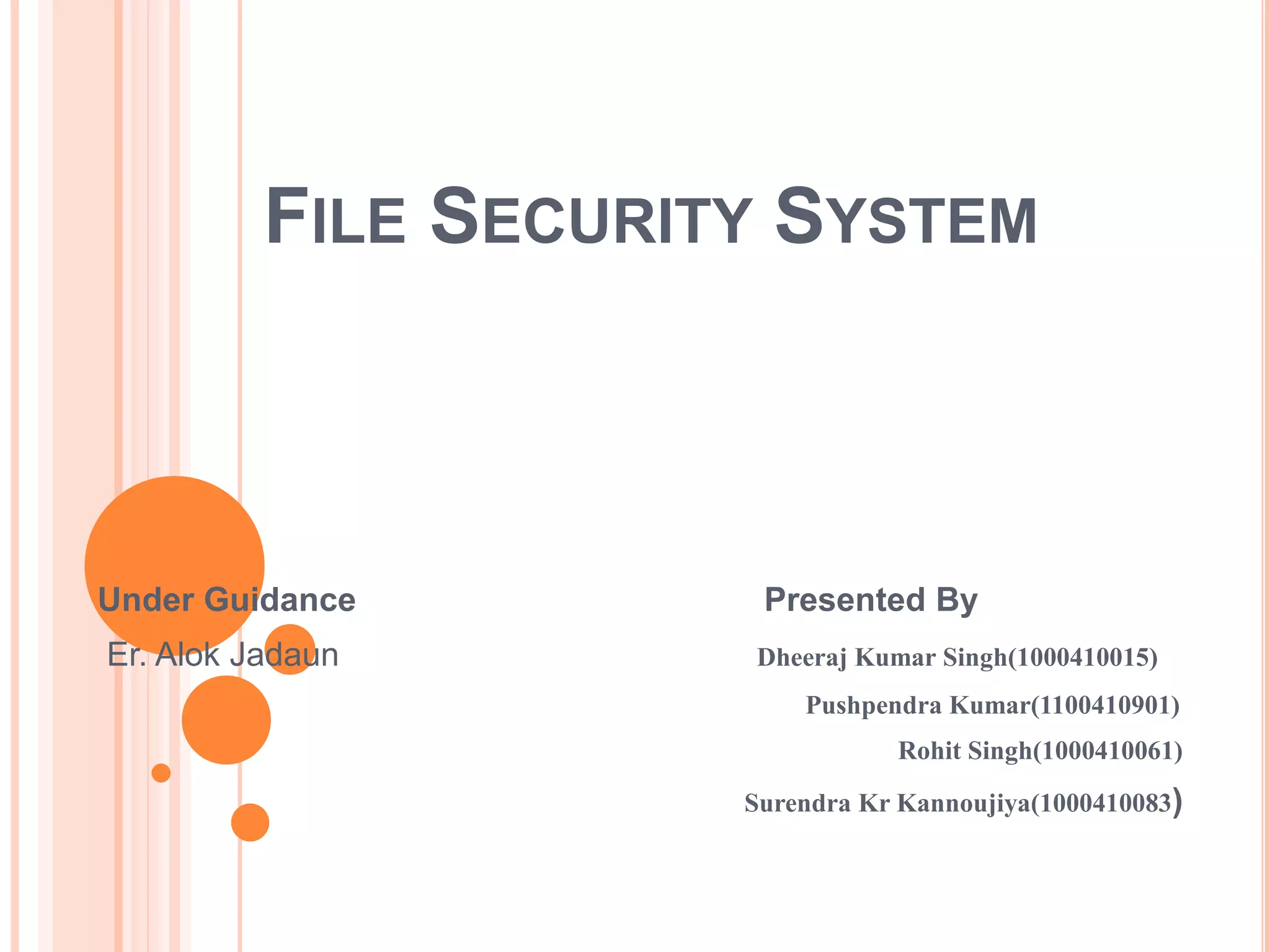 File Security System_2 | PPT
