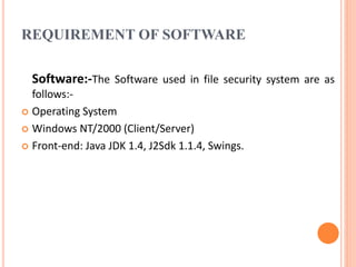 File Security System_2 | PPT