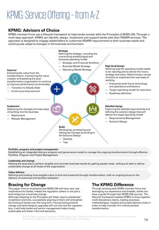 KPMG - BCBS239_Bracing for Change | PDF
