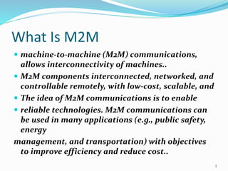 Machine-to-Machine communicatioN AKASH | PPTX
