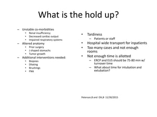 Formation of a multi-discipline advanced endoscopy inpatient team | PPTX
