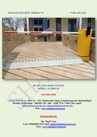 Tyre Killer (Spikesystem) | PDF