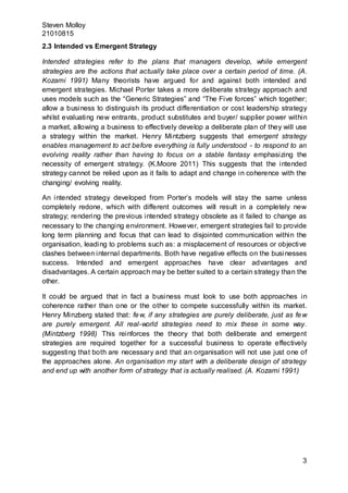 Strategic Management Individual Assignment-2 | DOCX