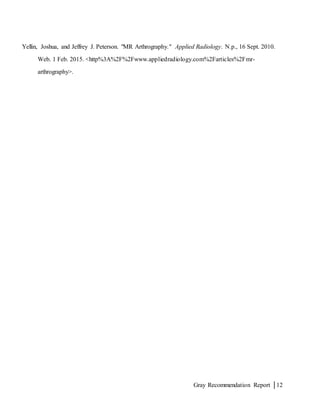 Amanda Gray Technical Report | PDF