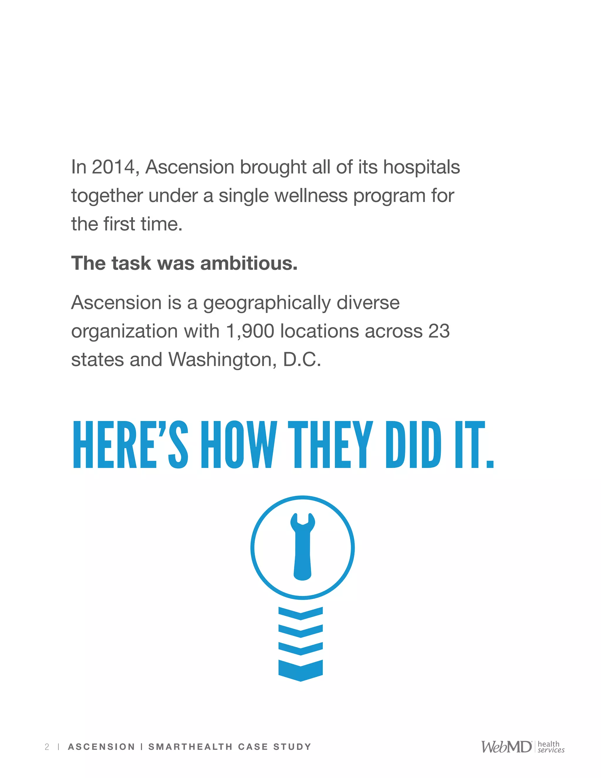 WebMD-Ascension Case Study | PDF