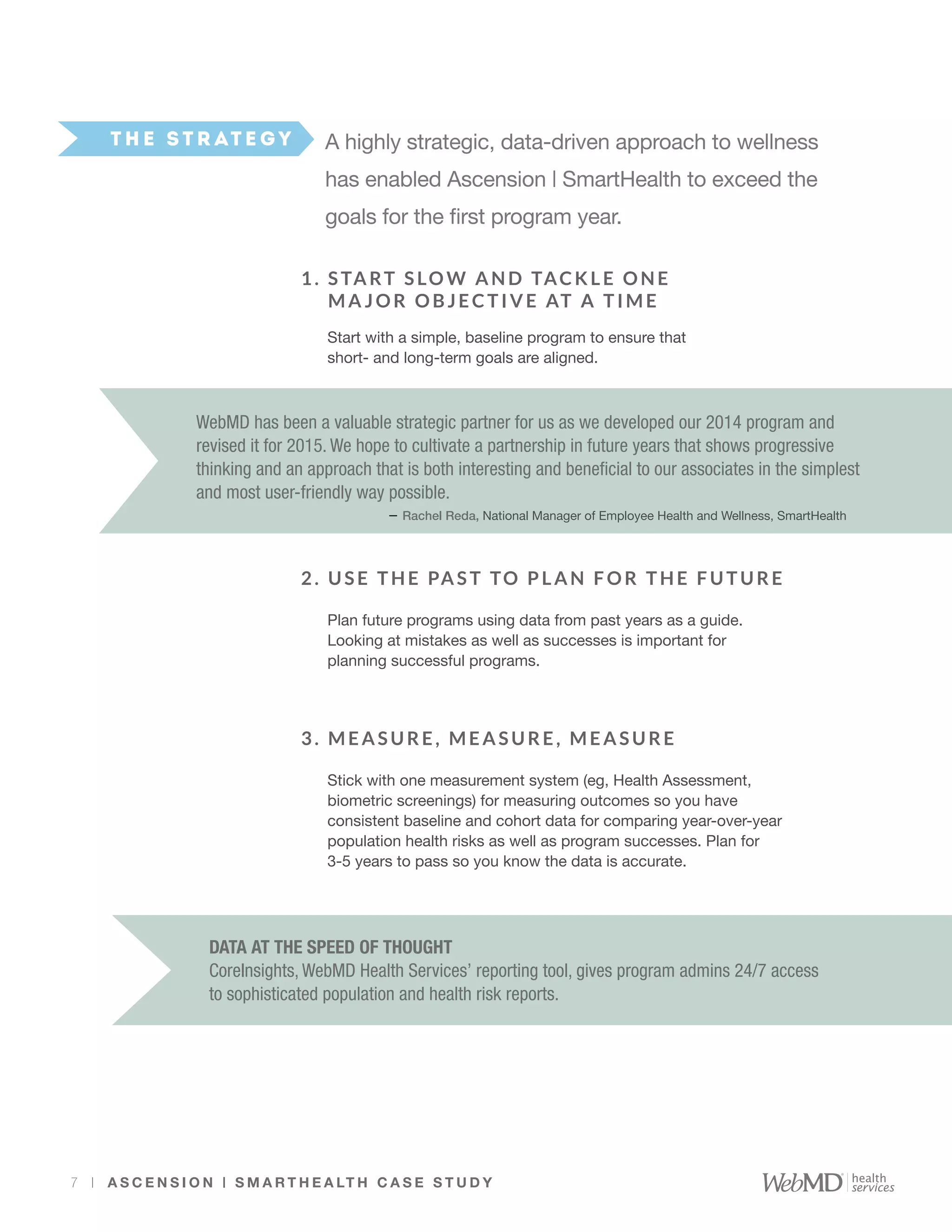 WebMD-Ascension Case Study | PDF