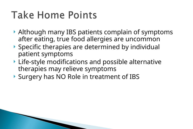 Irritable Bowel Syndrome ( IBS ) presentation.ppt