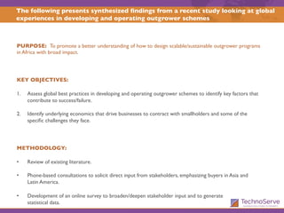 Outgrower Study_Feb2011 | PDF