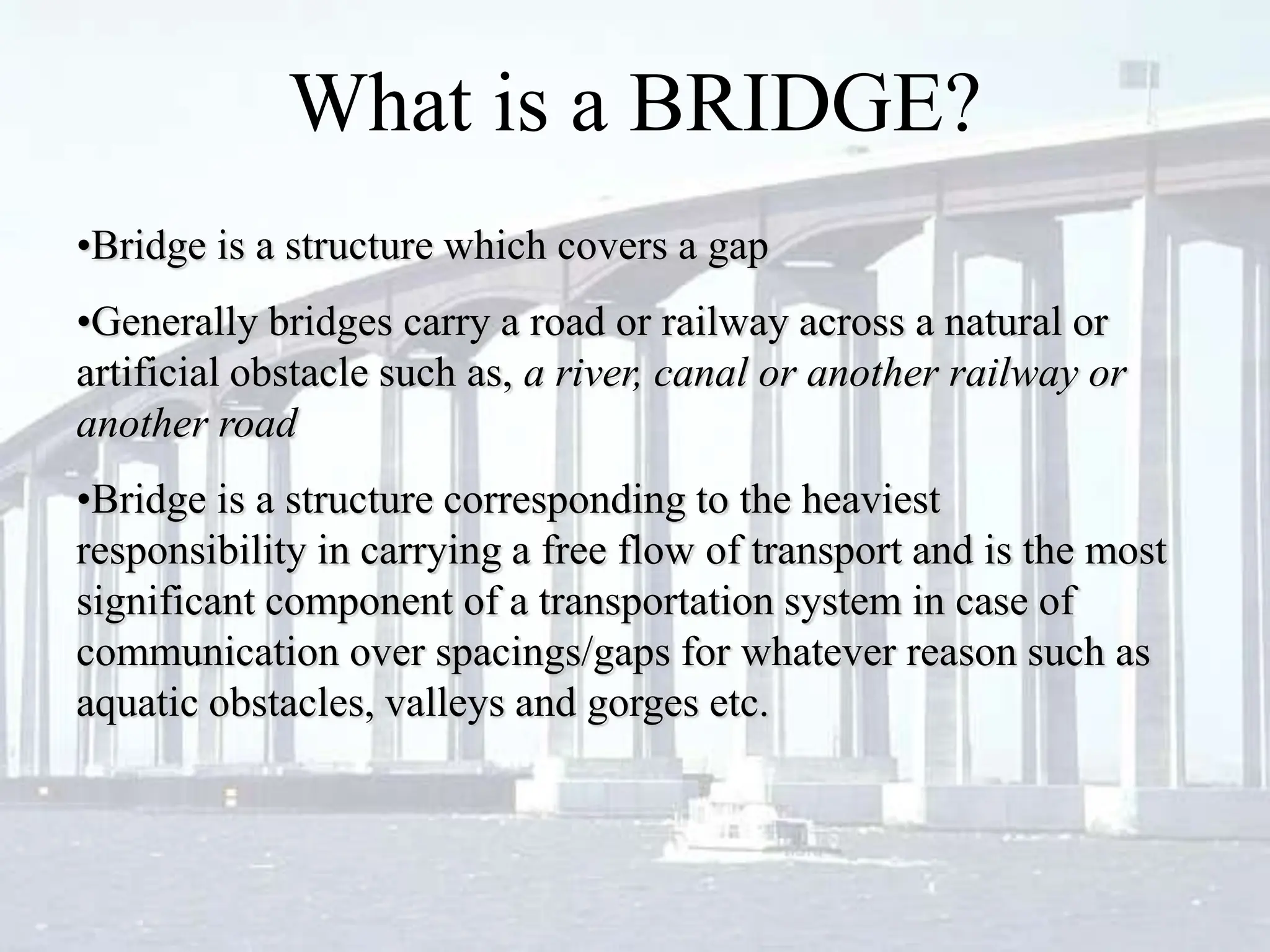 CHapter 1 introduction to bridge design eng | PPT