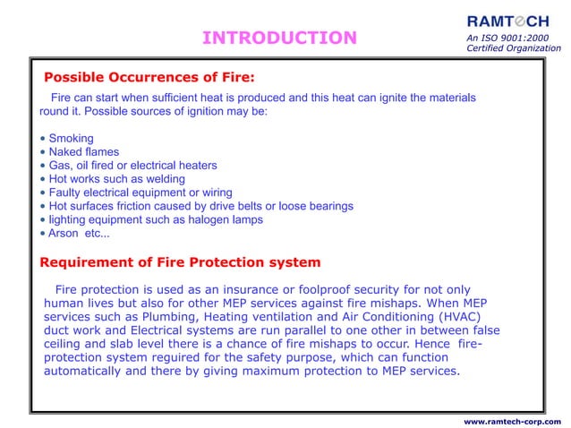 57910334-5-MEP-Fire-Protection-rev.ppt | Chemistry | Science