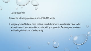 the lost child ppt | PPTX