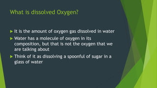 Dissolved Oxygen Measurement Techniques and Aplications for the Water ...