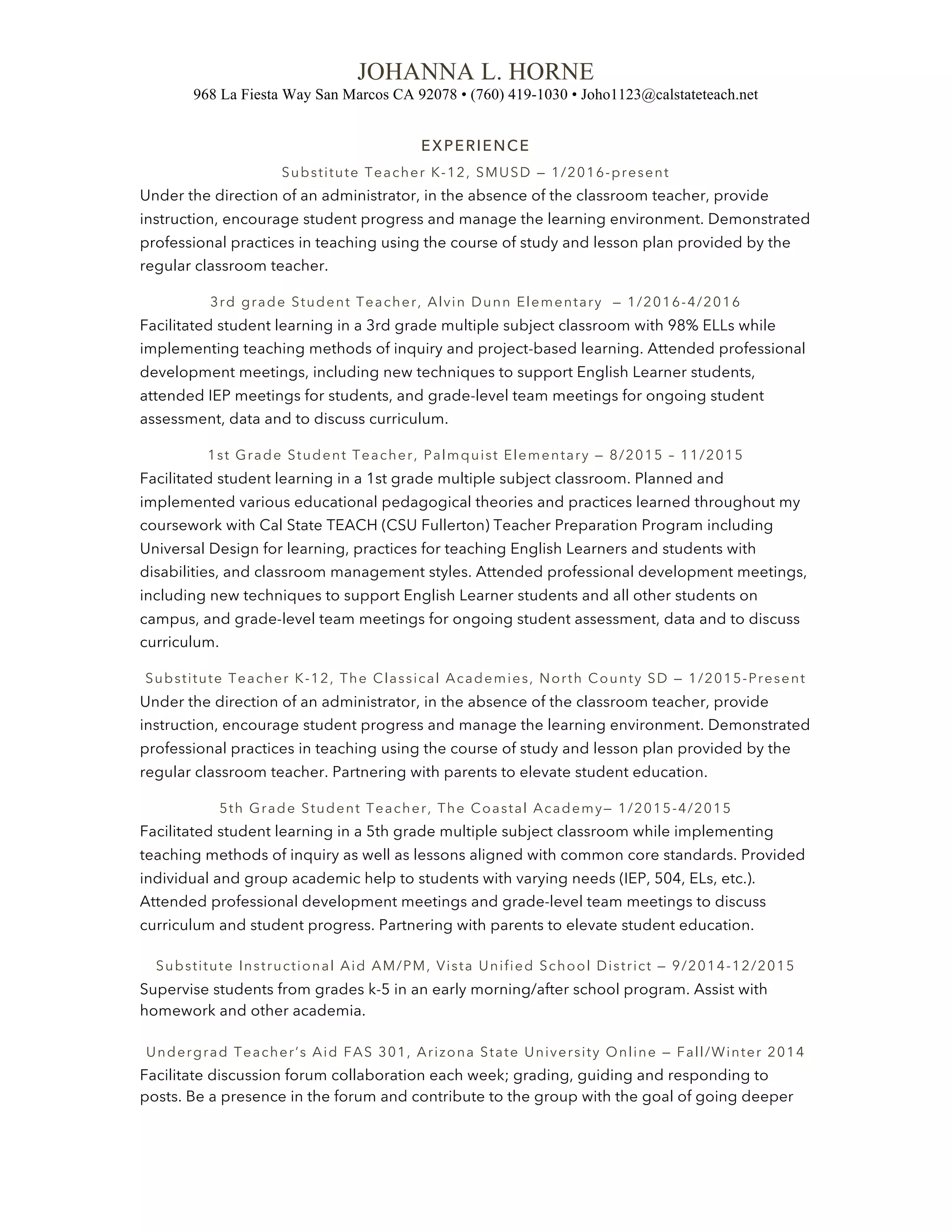 JHorne.EducationalResume.2016_2017_78201695548AM_729201630230PM | PDF