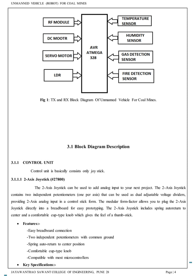 unmanned vehicle robot for coal mines 1111111111111111 | PDF