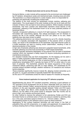 Flame Treatment Technology for the Photovoltaic Industry | PDF | Free ...