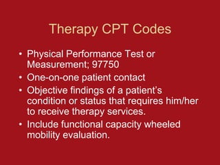 Therapists: How to Make Wheelchair Assessments Profitable | PPT