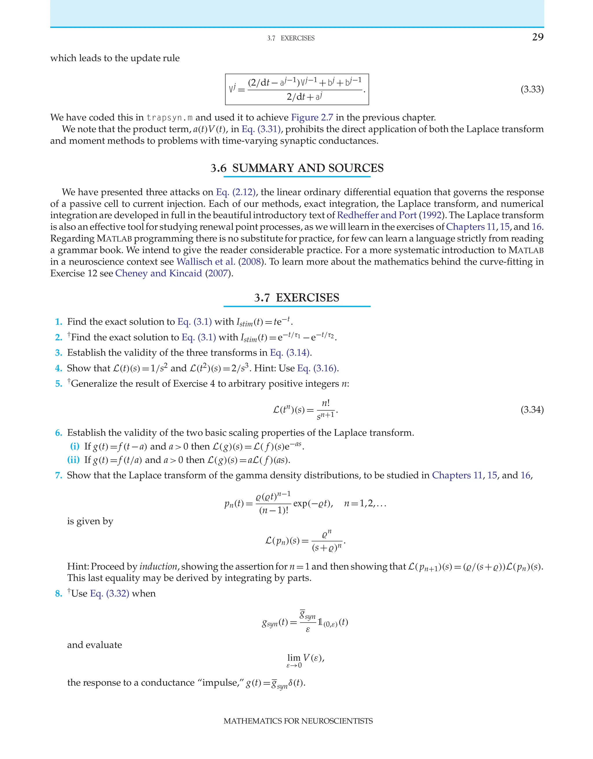 Mathematics for Neuroscientists Fabrizio Gabbiani | PDF