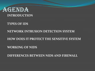 Intrusion detection system | PPTX