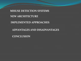 Intrusion detection system | PPTX