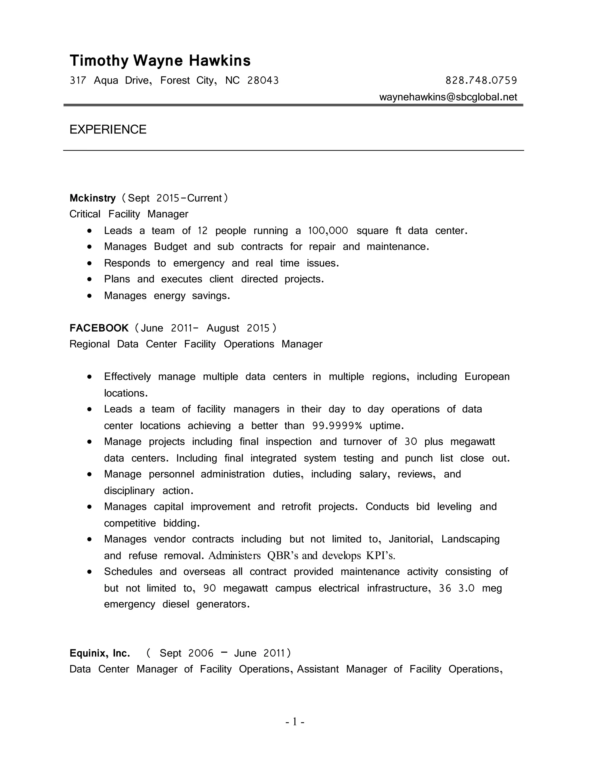 Timothy_W__Hawkins_Resume_DC_9-13-15 | DOCX | Civil Engineering ...