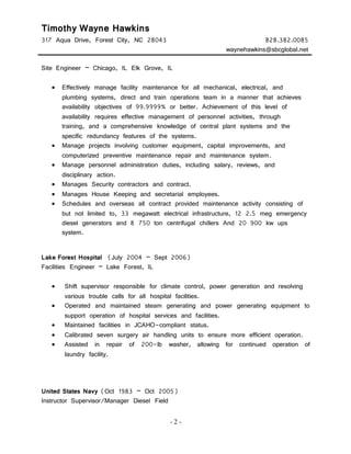 Timothy_W__Hawkins_Resume_DC_9-13-15 | DOCX | Civil Engineering ...