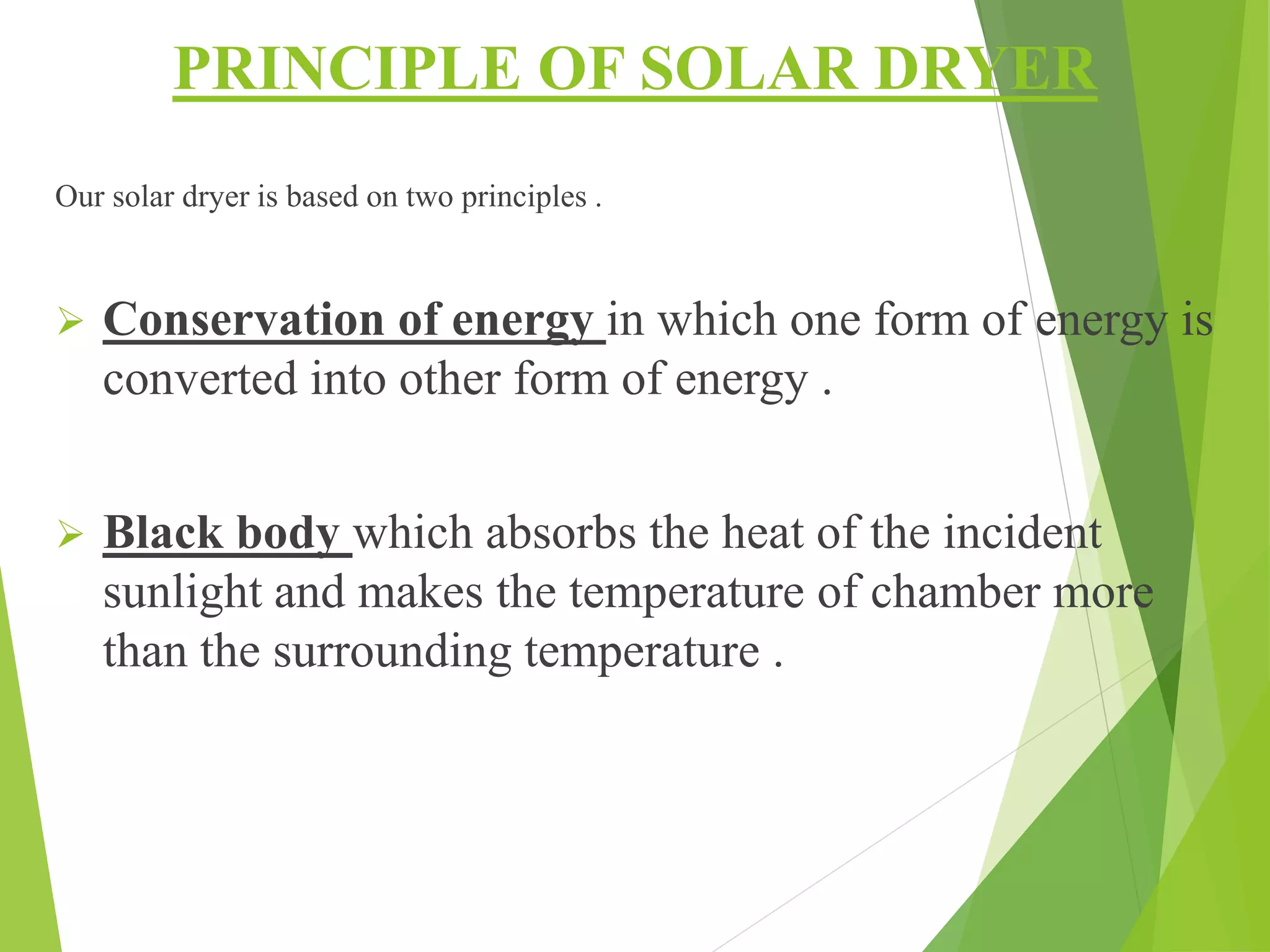 SOLAR DRYER ppt | PPTX