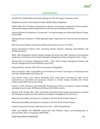 NARRI Resilience Framework | PDF