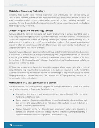 MatrixStream-Corporate-Brochure | PDF