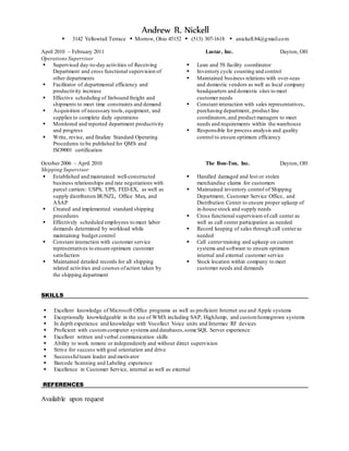 A. Nickell Resume | DOCX