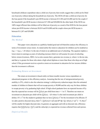 Poverty Analysis | PDF