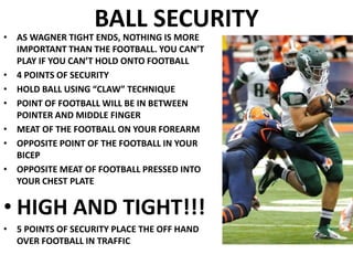 STEVEN CIOCCI TIGHT ENDS MANUAL WAGNER | PPTX