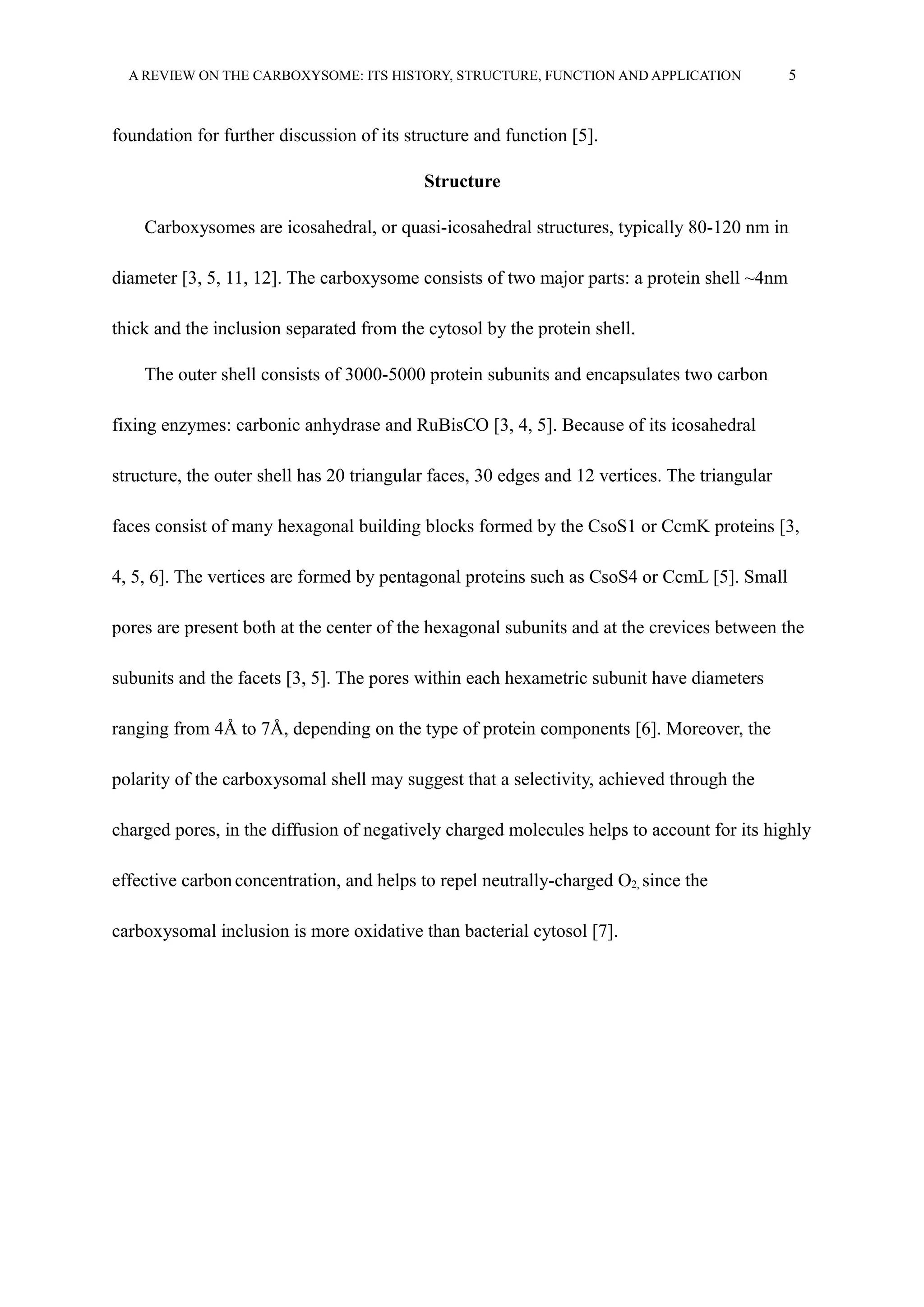 A Review on the Carboxysome_its History, Structure, Function, and ...
