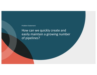 Code Once Use Often with Declarative Data Pipelines | PPT