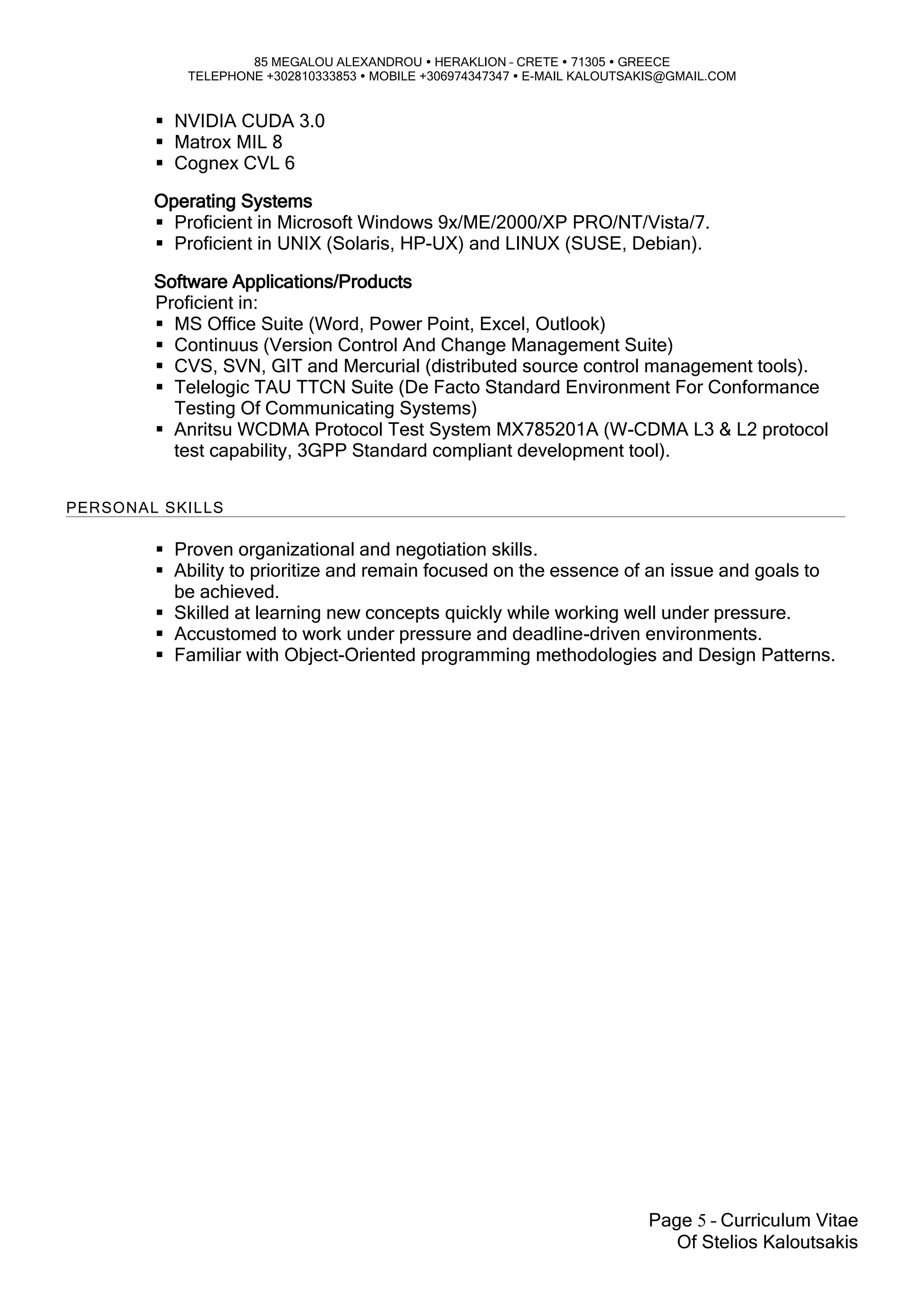 CV_KaloutsakisStylianos | PDF