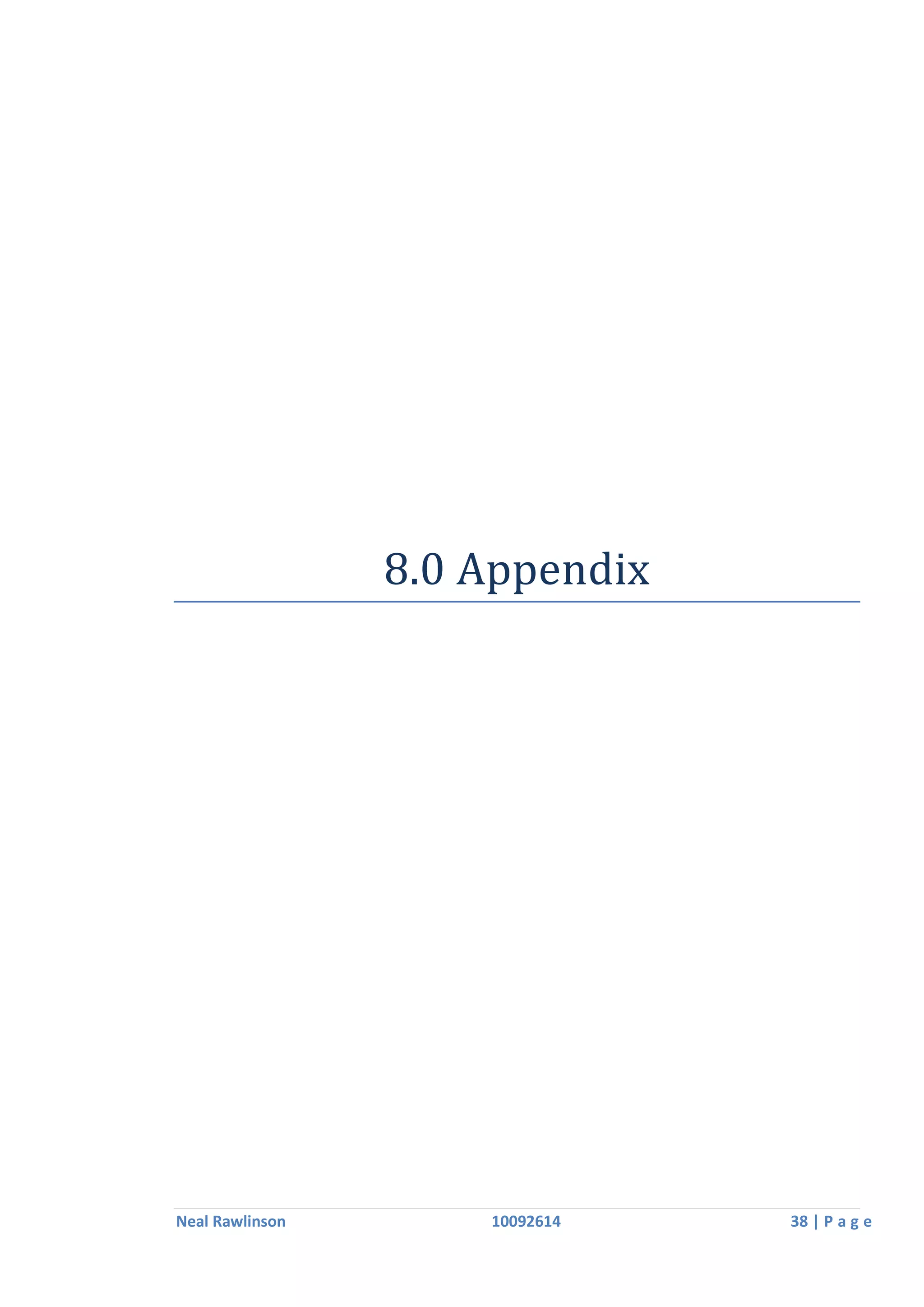 Appendix Project Research | PDF