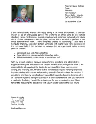 SECRETARY RESUME | DOCX