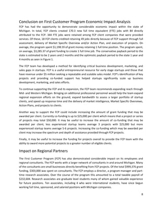 FCP-Economic Impact Analysis and Payback Period Analysis gh Denise vc 1 ...